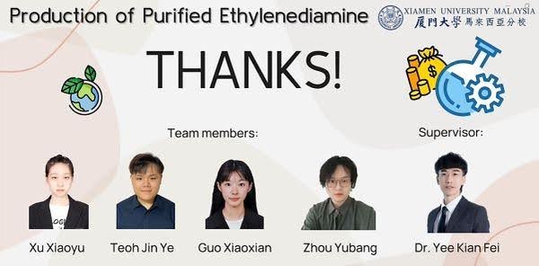 Congratulations! Chemical Engineering Final Year Students Win First ...